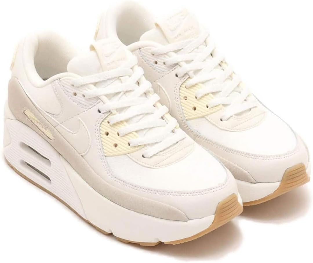 Amazon | [ナイキ] エア マックス 90 LV8 W AIR MAX 90 LV8 セイル/ファントム/ライトオールウッドブラウン/セイル FD4328-100 日本国内正規品 23 ...