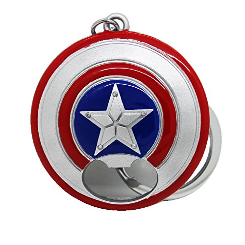 PARRK Full Metal New Captain America Key Chain : Amazon.in: Fashion