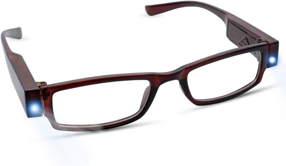 Amazon.com: DuanMei Led Reading Glasses Bright LED Readers with Lights ...