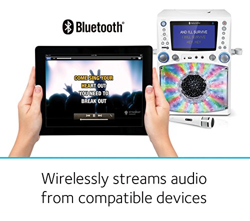 Singing Machine STVG785BT Karaoke Machine with Bluetooth, White- Buy ...