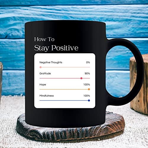 Buy SNV Stay Positive Mug | Motivational Coffee Mug | Ceramic Coffee ...