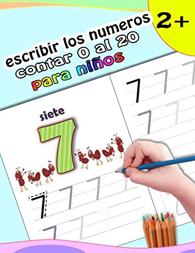 escribir los numeros aprender a contar 0 al 20 para niños (Spanish ...
