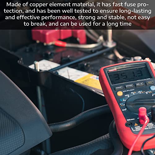 Snapklik.com : Kingdder 10 Pieces FF10A 600v Multimeter Fuses Dc DMM ...