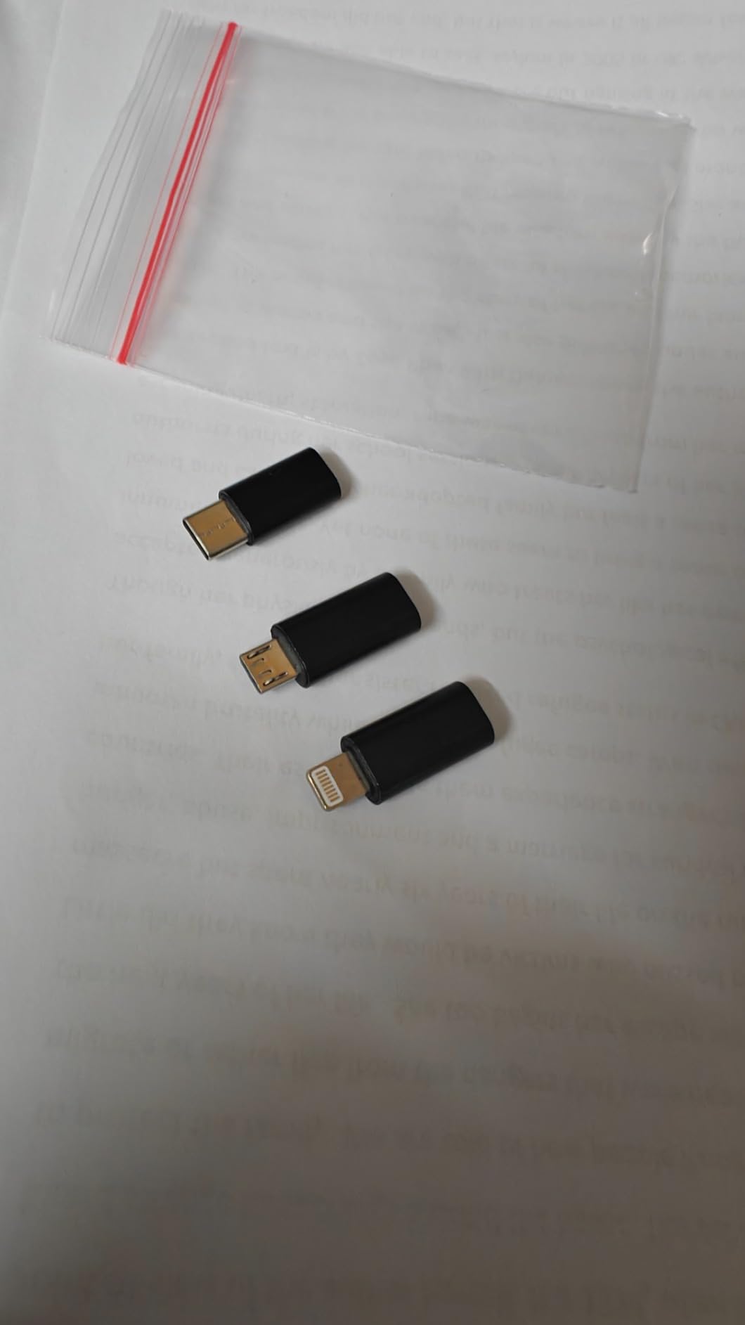 (Apple MFi Certified) (3 Pack Connectors, Type-C to Micro USB(Android ...