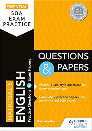Essential SQA Exam Practice: National 5 English Questions and Papers ...