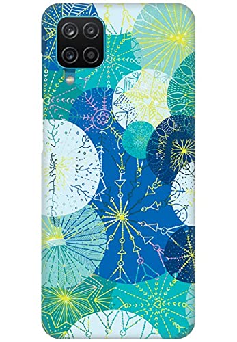 Abstract Yellow Blue Dots Printed Back Cover Phone Case for Samsung ...