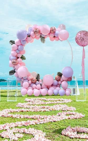 Round Balloon Arch Stand Kit Reusable And Durable Balloon Garland Stand ...