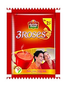 Brooke Bond, 3 Roses Dust, 3g - [Pack of 50] : Amazon.in: Grocery ...