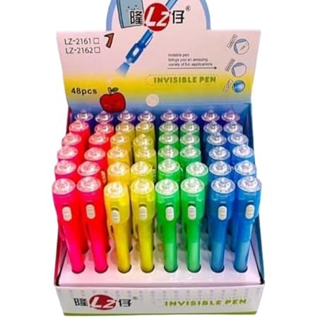 Magic Pen for Kids - Pack of 12 Pcs Combo of Invisible Ink Pen and ...