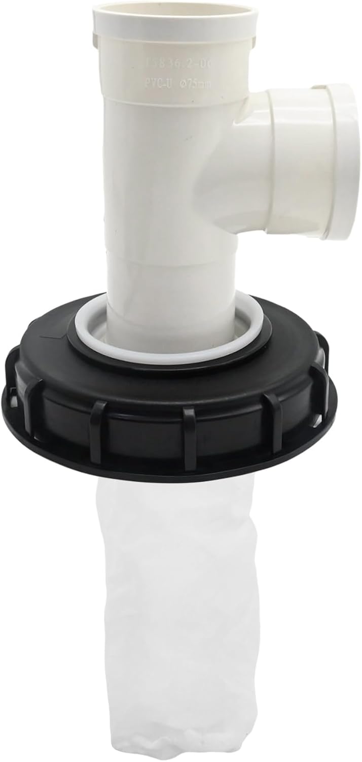Amazon.com : EATAKWARD Vertical T-Shaped 165mm IBC Tote Cover with Nylon Filter for 275 Gallon ...