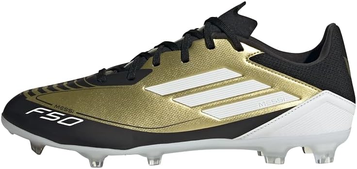 adidas Unisex Football Boots F50 League Messi Firm/Multi-Ground, Gold ...