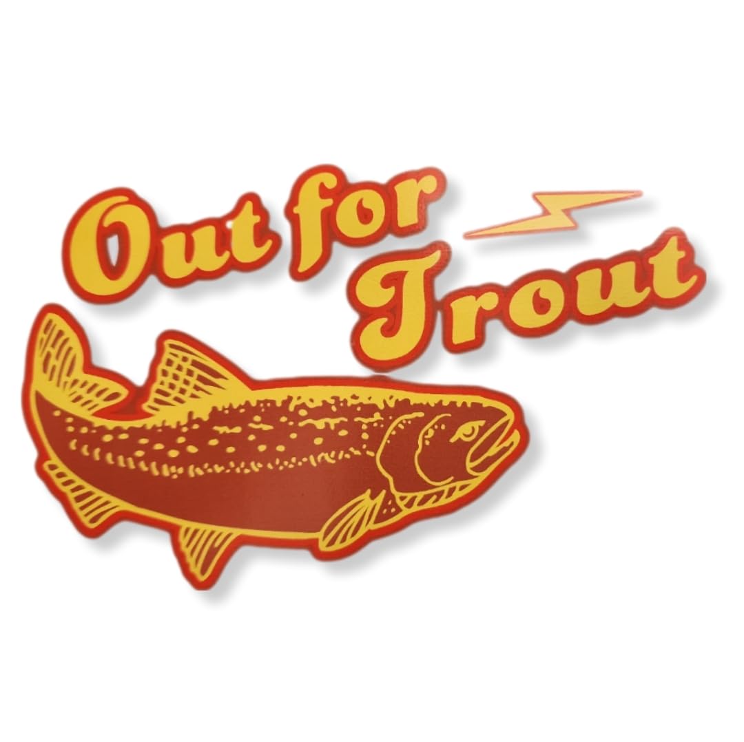 Boat Decals Graphics Toyota Brown Trout - Fly Fishing Sticker Fishing ...