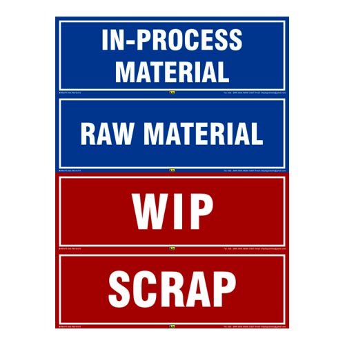 Mr. Safe - Area Identification Board Signs D Eco Vinyl Sticker (Pack of ...