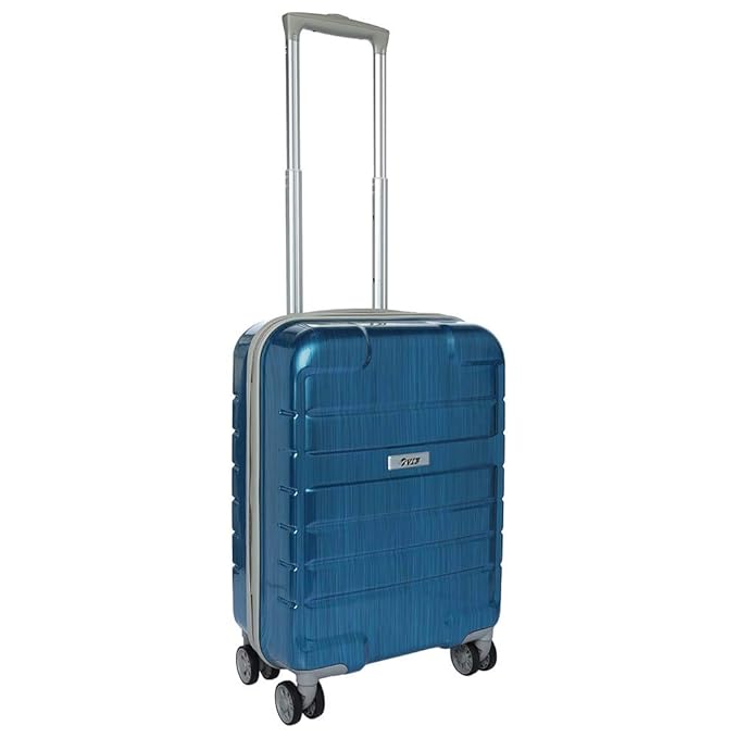 VIP Hummer 55 cms Polycarbonate Blue Hardsided Cabin Luggage ...