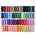 60 Assorted Color Polyester Sewing Thread Spools 250 Yards Each ...