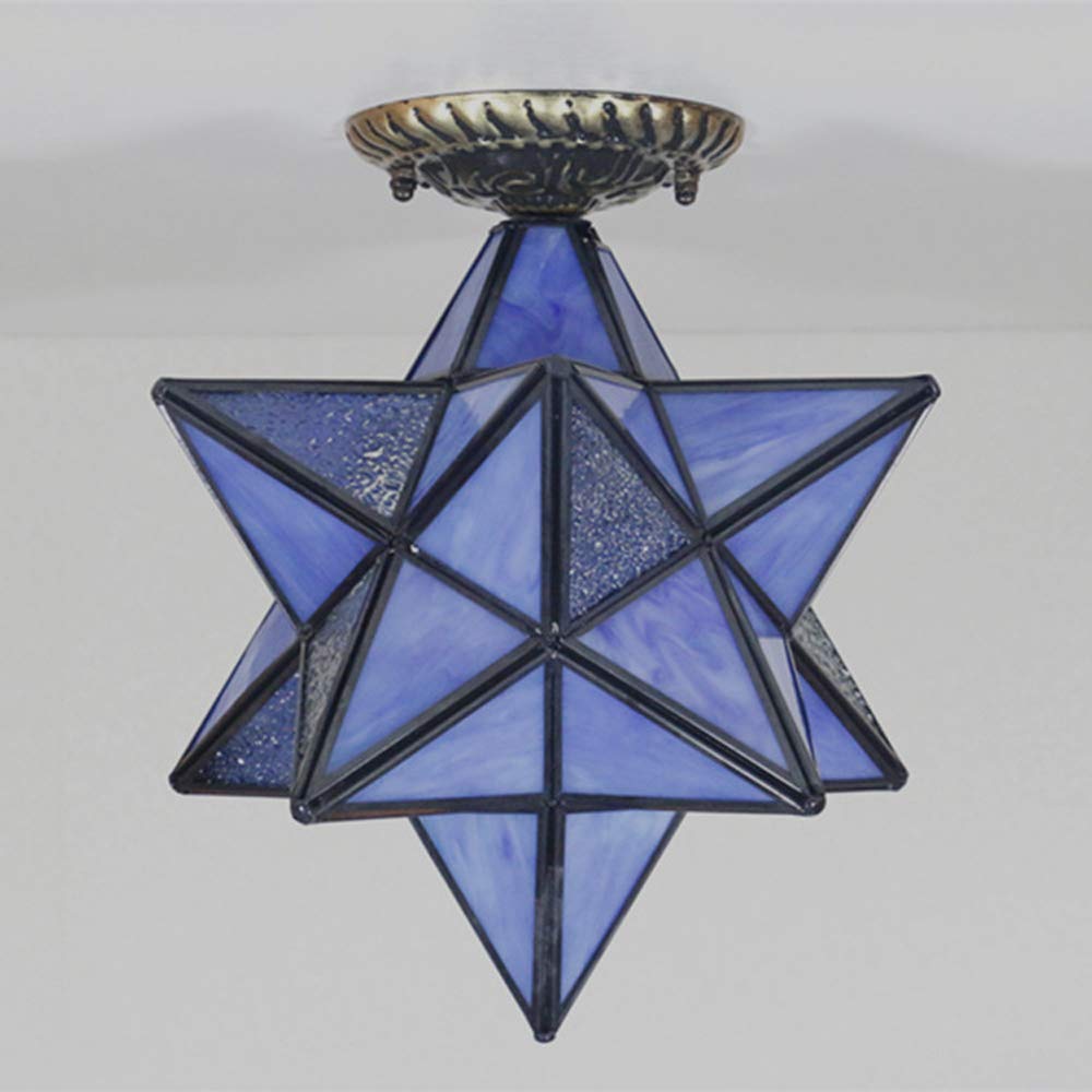 Stained Glass Star Light Pattern