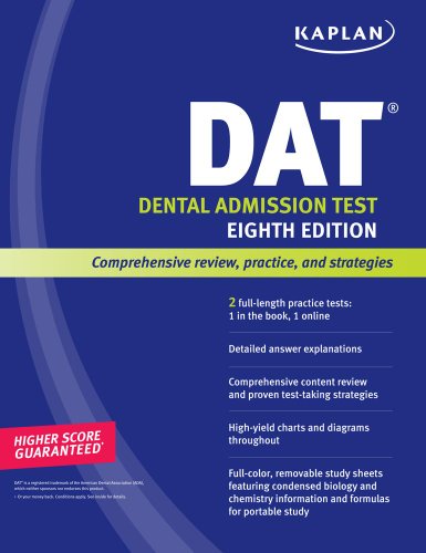 Kaplan DAT (Kaplan Test Prep) (1609780876) | Amazon price tracker ...