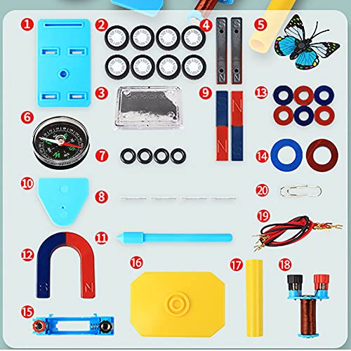 Burnur Science Magnets Experiment Set for Kids Electricity and ...