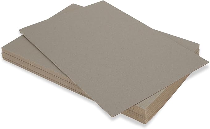 WOPPLXY A4 Greyboard 100 Sheets - 1500 Micron Grey Board A4 Mount ...