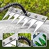 Amazon.com : 5/6/7/8 Teeth Carbon Steel Garden Weeding Rake, Weed Rake ...