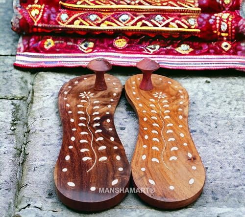 Art and Craft India Wooden Handmade khadau for Temple Decoration ...