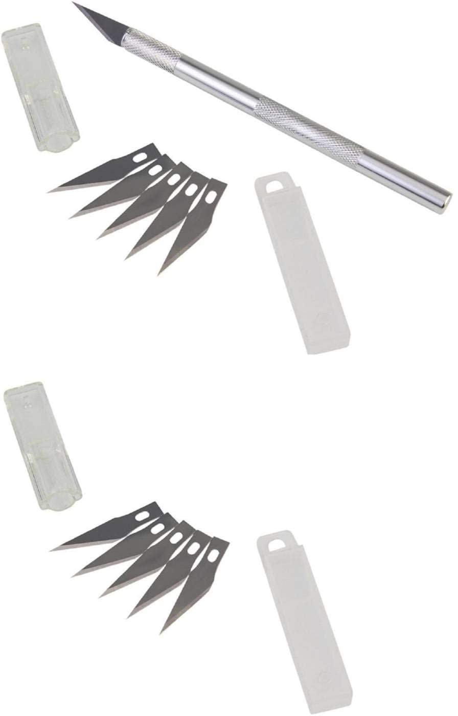 Qatalitic Detail Pen Knife with 10 Interchangeable Sharp Blades ...