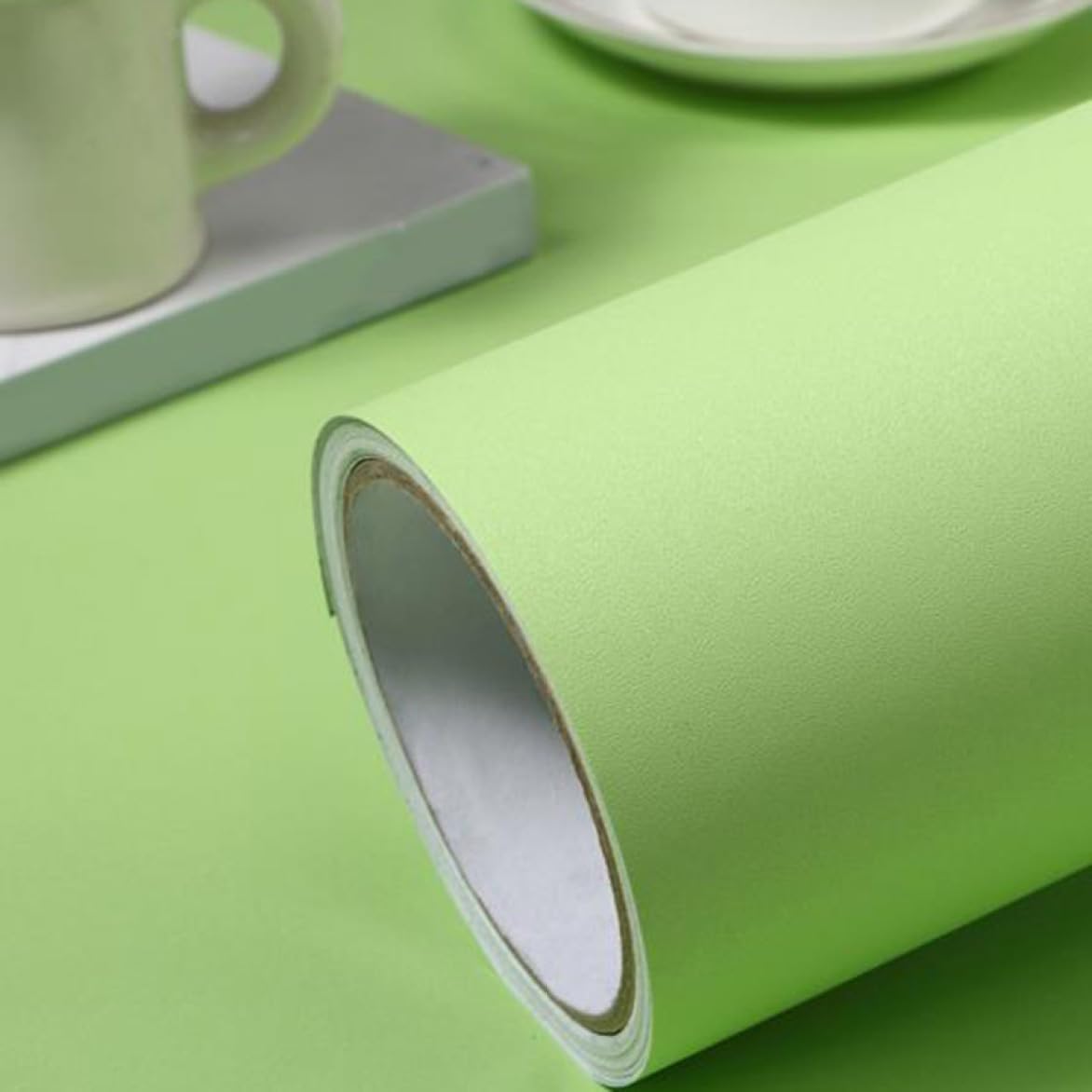 Amazon | PIRNSDG 壁紙 のり付き壁紙 クロス 壁紙 シール 無地 60cmx3m はがせる壁紙シート シールタイプ 壁紙シール ...