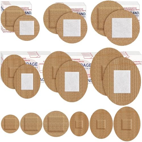 Amazon.com: Geiserailie 120pcs Small Bandage Bulk Round Oval Bandages ...