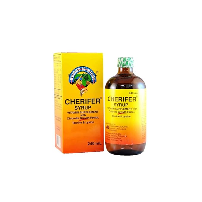 Buy Cherifer Syrup with Chlorella Growth Factor, Taurine and Lysine ...