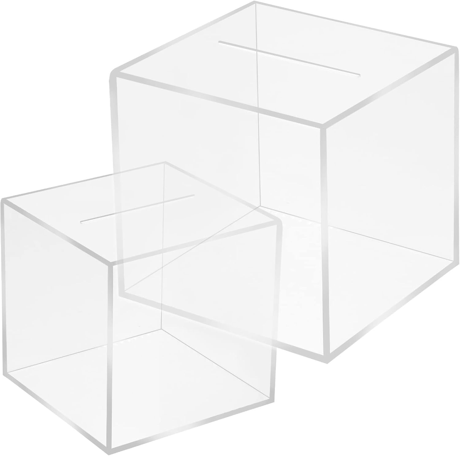 Amazon.com: Cabilock Piggy Bank Piggy Bank 2 Pcs Piggy Banks Clear ...