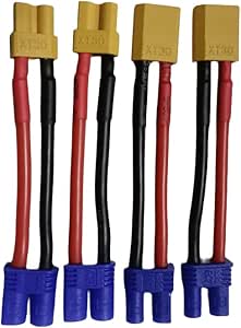 Amazon.co.jp: Hengfuntong-Elec XT30 plug male female to EC2 plug male ...