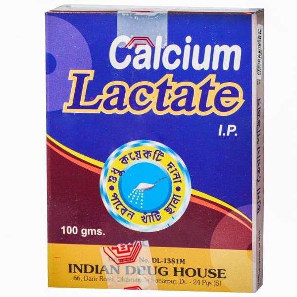 Calcium Lactate - Sachet of 100 gm Powder : Amazon.in: Health ...
