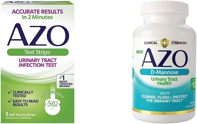 Amazon.com: AZO Urinary Tract Infection (UTI) 3 Test Strips, Accurate ...