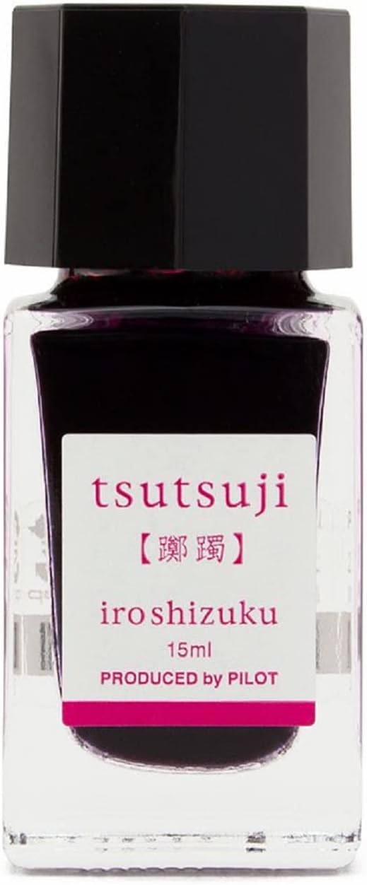 Amazon.com : Pilot Iroshizuku Mini Bottled Fountain Pen Ink tsutsuji ...