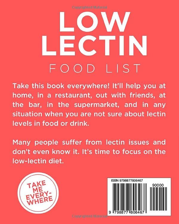 Snapklik.com : Low Lectin Food List: The Worlds Most Comprehensive Low ...