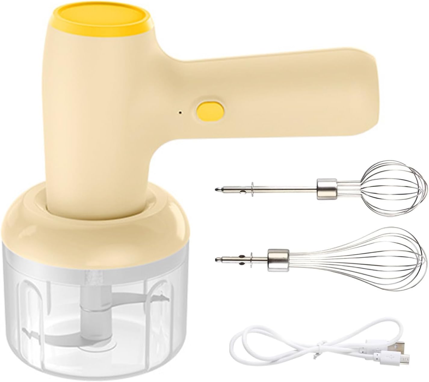 Electric Egg Beater 1 Set Electric Egg Beater Portable Cordless ...