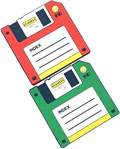 Amazon.com: FCOVUVDBD 2PCS Vintage Floppy Coaster 3.5" Non-Slip Heat ...