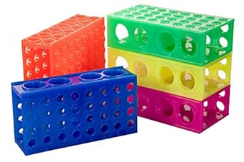 Flipper 4-Way Tube Racks, Black, 3 1/2 x 2 x 7 Inches, 5 per Case ...