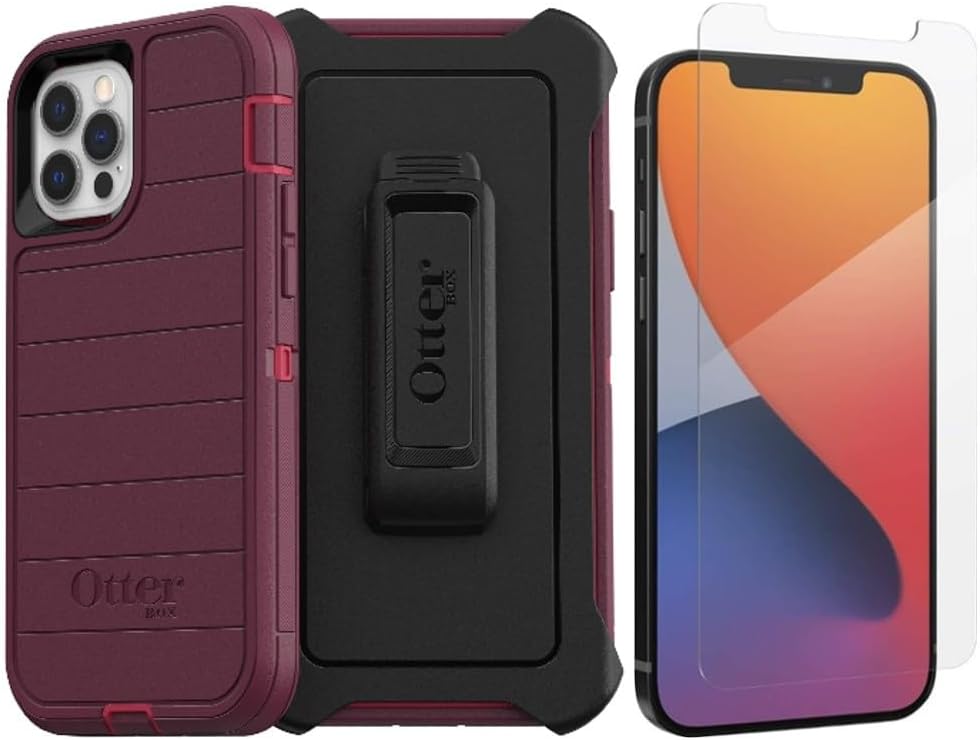 Amazon.com: OtterBox iPhone 12 & iPhone 12 Pro Defender Series Series ...