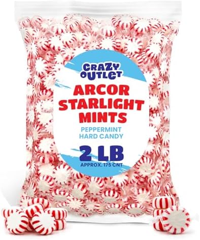 Amazon.com : Arcor Starlight Mints Peppermint Hard Candy - Bulk Pack 2 ...