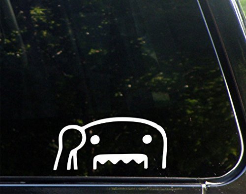 Amazon.com: Waving Domo Kun Die Cut Decal Bumper Sticker for Windows ...