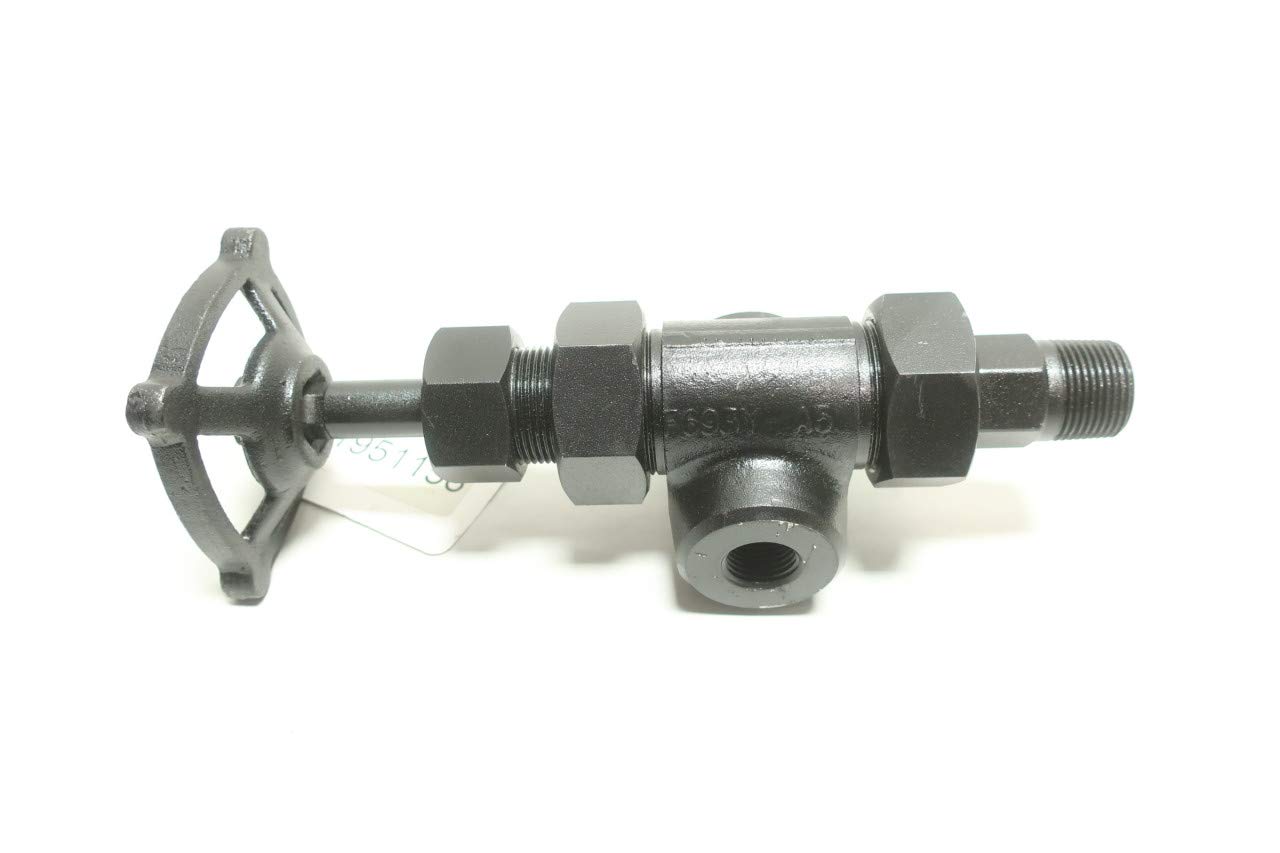 JERGUSON 66 Manual Steel Threaded GAGE Valve 1/2 X 3/4IN NPT: Amazon ...