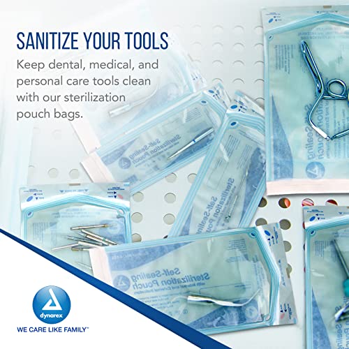 Snapklik.com : Dynarex Sterilization Pouches - Self-Sealing Autoclave ...