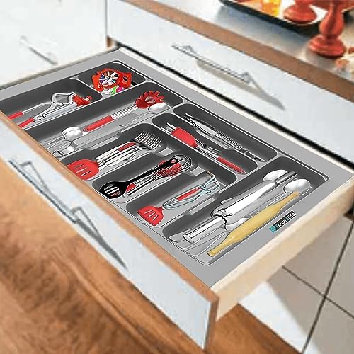 SmartSlide Cutlery Tray For Kitchen Drawer 900 Mm/Utensil Cutlery ...