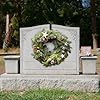 Amazon.com: Blulu 2 Pcs Headstone Wreath Hanger Adjustable 6"- 11 ...