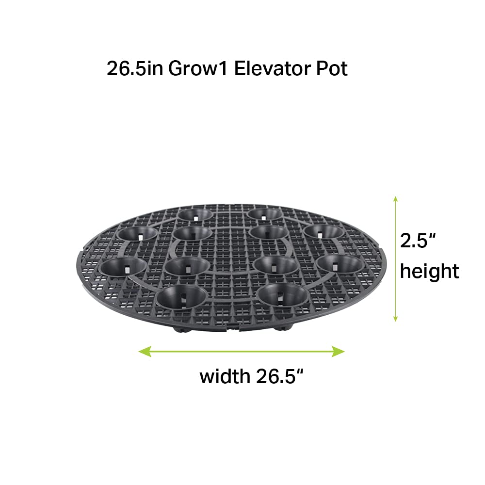 Snapklik.com : Grow1 26.5-Inch Pot Elevators For Plants