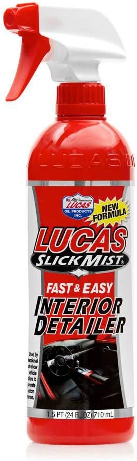 Amazon.com: Lucas Oil 10514 Slick Mist Interior Detailer - 24 oz ...
