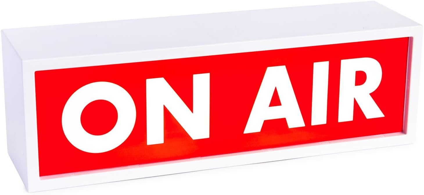Amazon.com : On Air Sign | Wall Mountable Pulsing On Air Light Sign ...