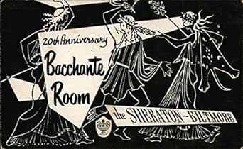 20th Anniversary Bacchante Room, Sheraton Biltmore Providence, Rhode ...
