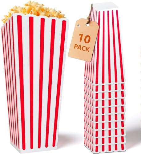 Amazon.com: Reusable Plastic Popcorn Containers: Popcorn Buckets ...